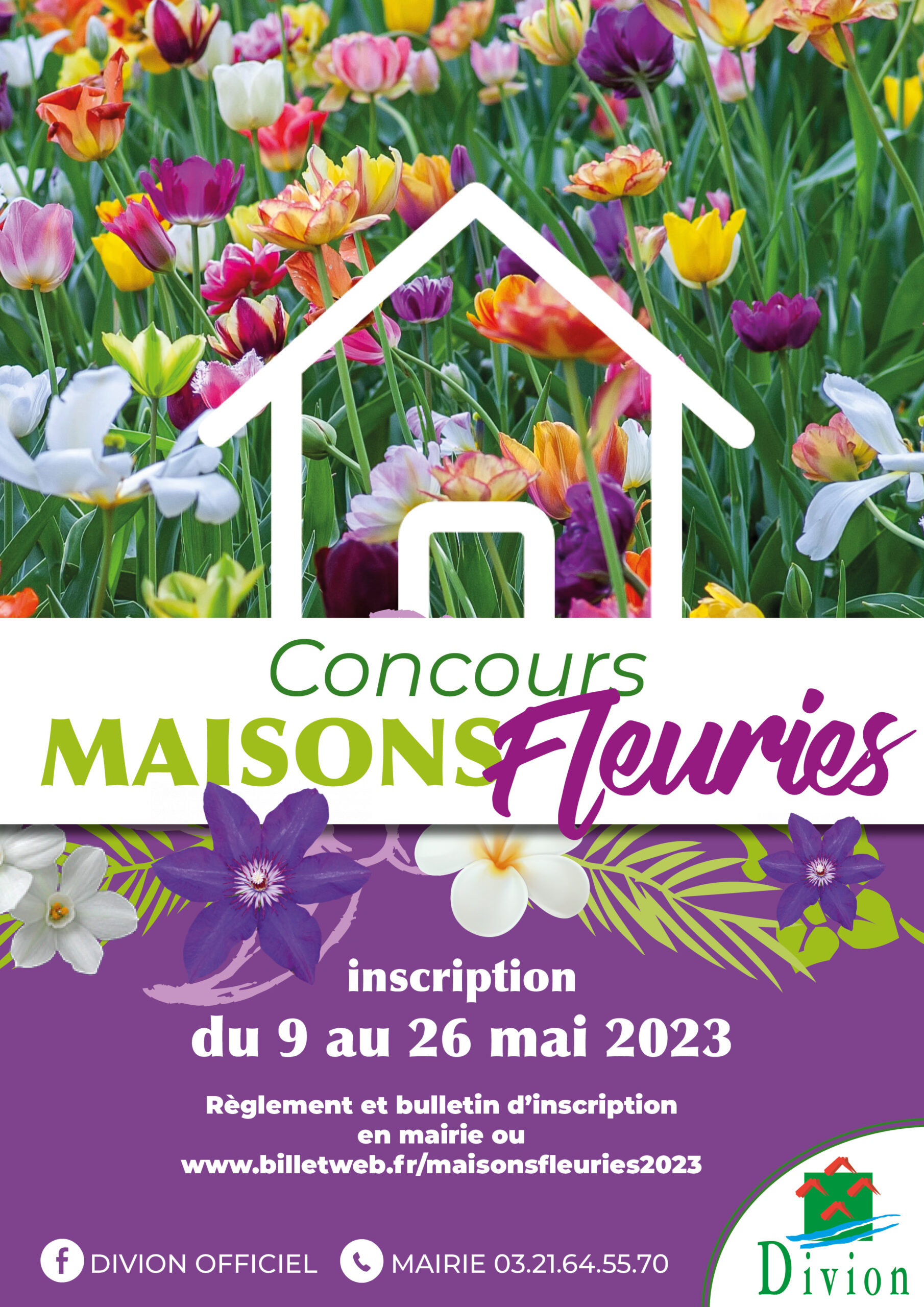 Inscription au concours des maisons fleuries - Divion